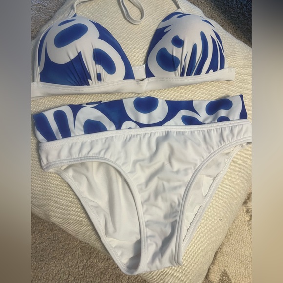 VENUS | Swim | Venus Womens Bikini Set Whiteblue Size B2 | Poshmark